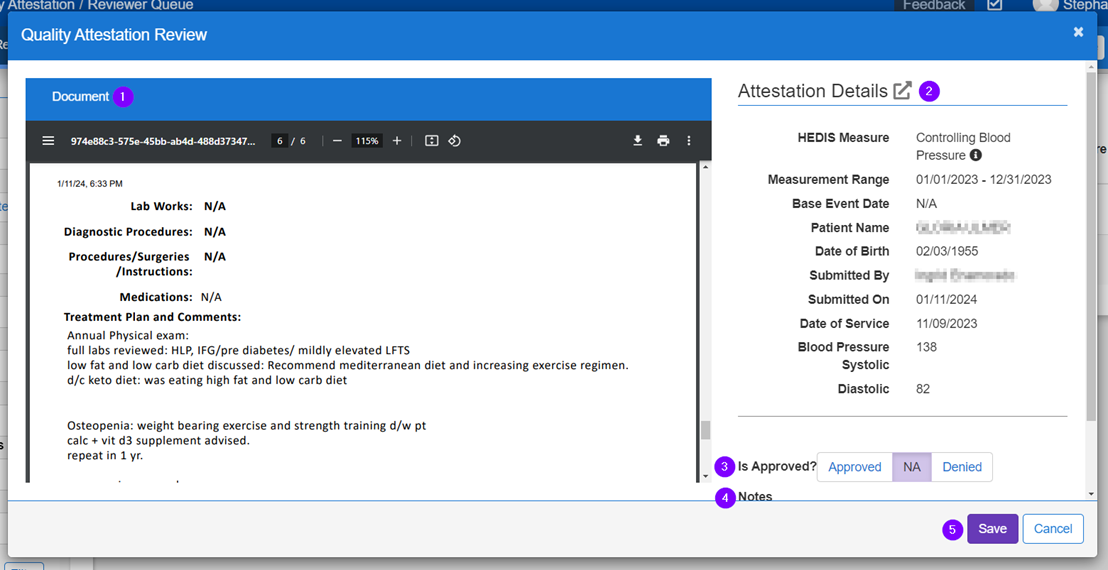 How to Review, Accept, Deny, or Edit an Attestation for a HEDIS Measure ...